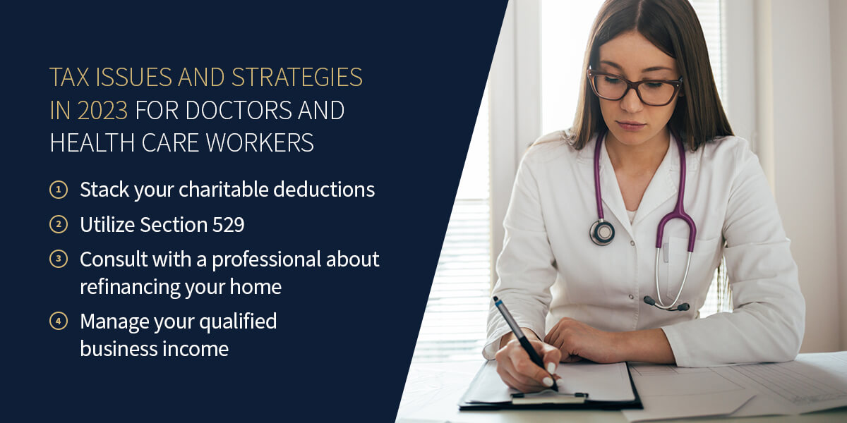 Tax-Saving Strategies for Doctors and Health Care Workers